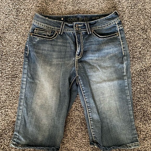 Code Bleu | Jeans | Code Bleu Jeans Capri Annette Fade Wash Stretch ...
